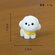 Фигурки щенков из смолы Белый, White beardog