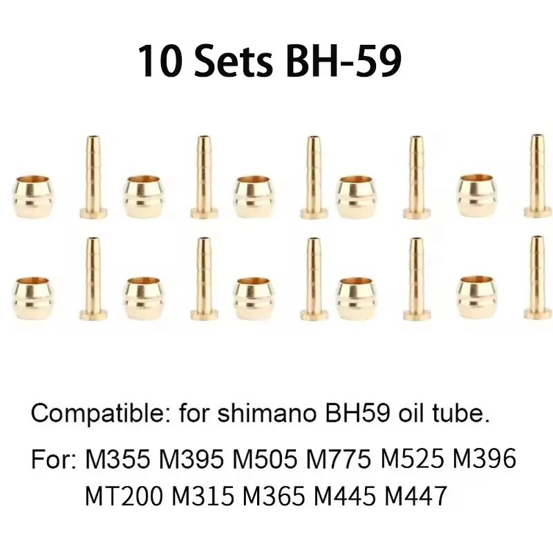 Иглы для масляных тормозов Shimano BH90 BH59 SRAM MAGURA TEKTRO Бежевый, BH-59 10Sets