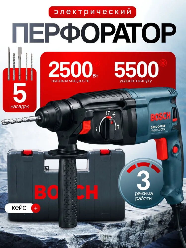 BOSCH Перфоратор электрический профессиональный сетевой