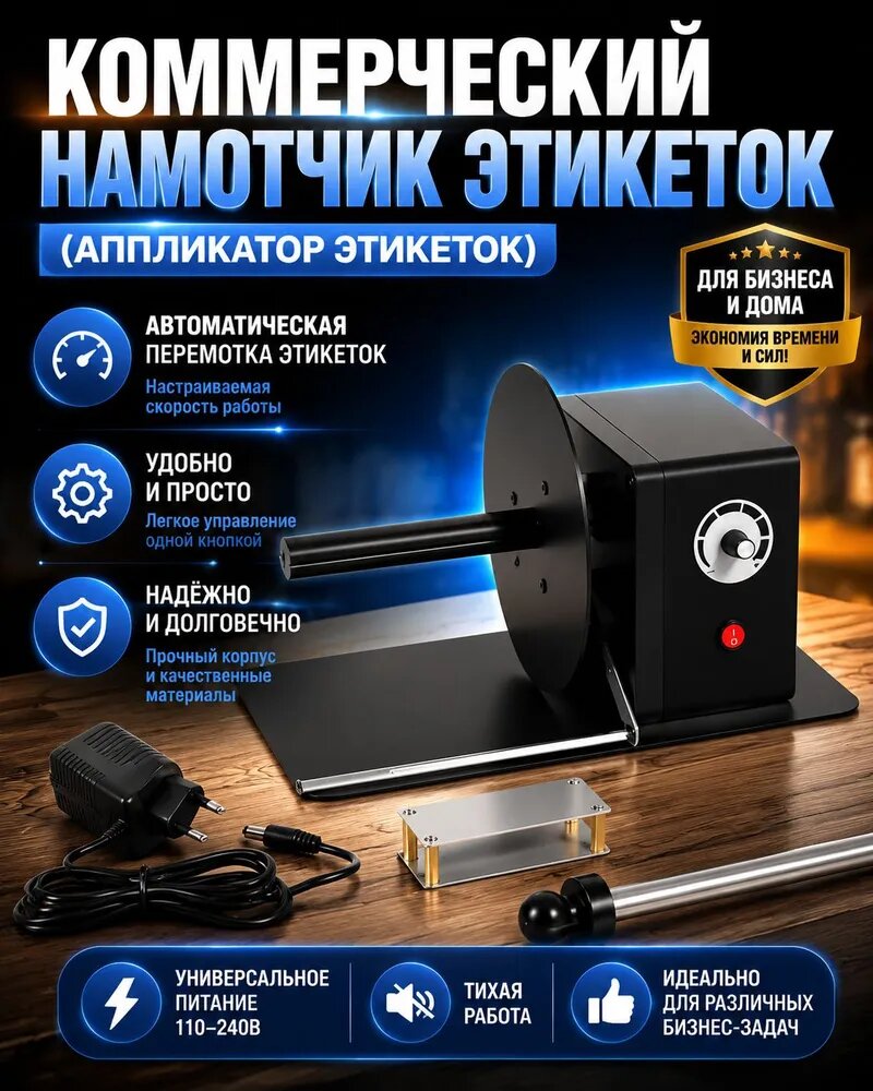 Коммерческий намотчик этикеток (аппликатор этикеток)