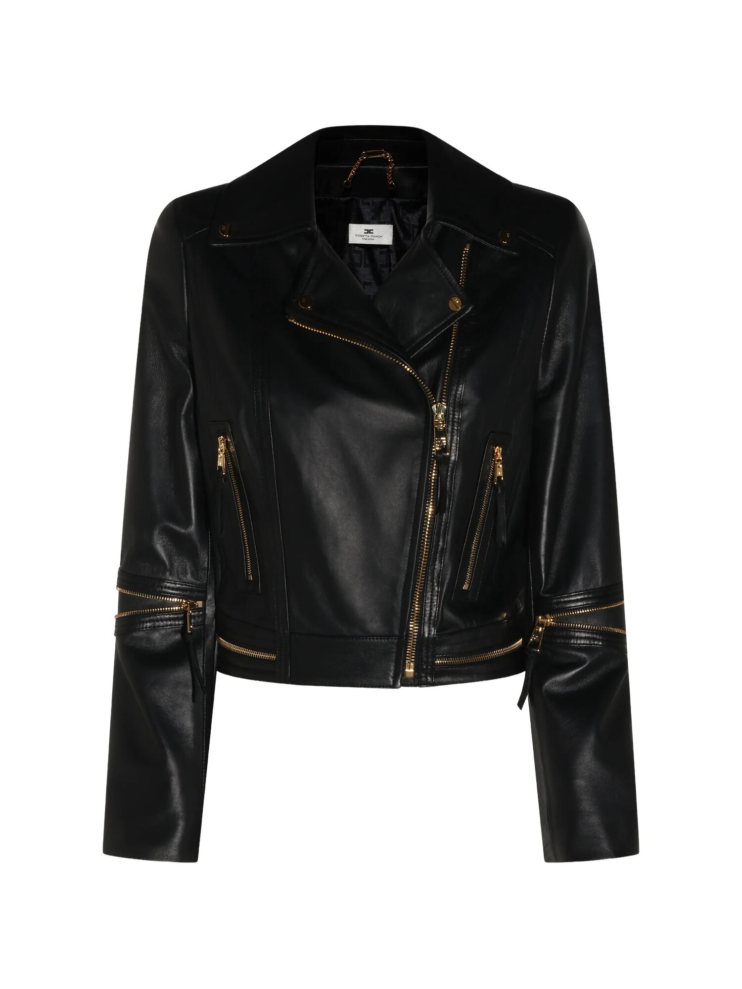 Куртка Zip-detail leather jacket