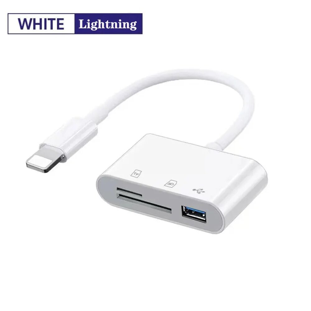 USB адаптер Lightning для карт SD и TF