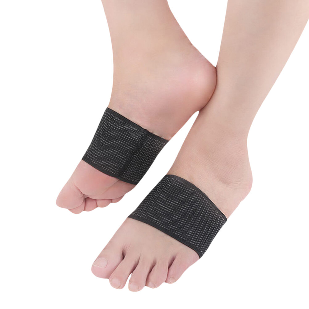 Arch Support Brace Для Стельки С Дышащим Эластичным Компрессионным Чехлом Размер S 11.50X8.00X0.17Cm Black