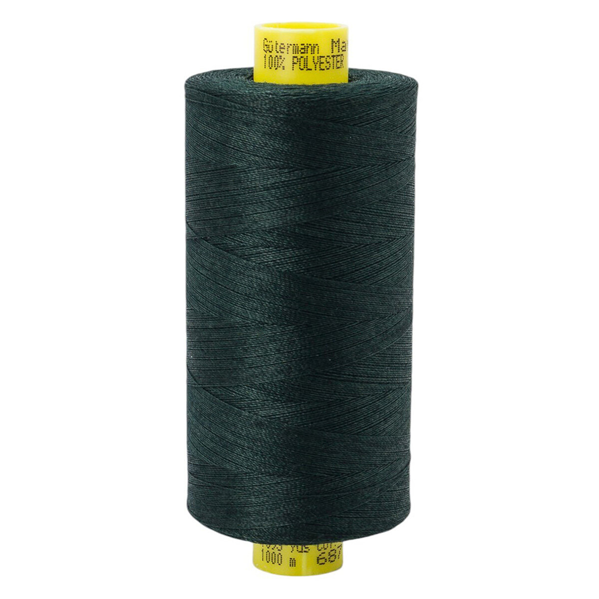 Нитки Mara 120/1000 м универсальные, 100% полиэстер Gutermann 700207 (687 темно-малахитовый), 10 шт