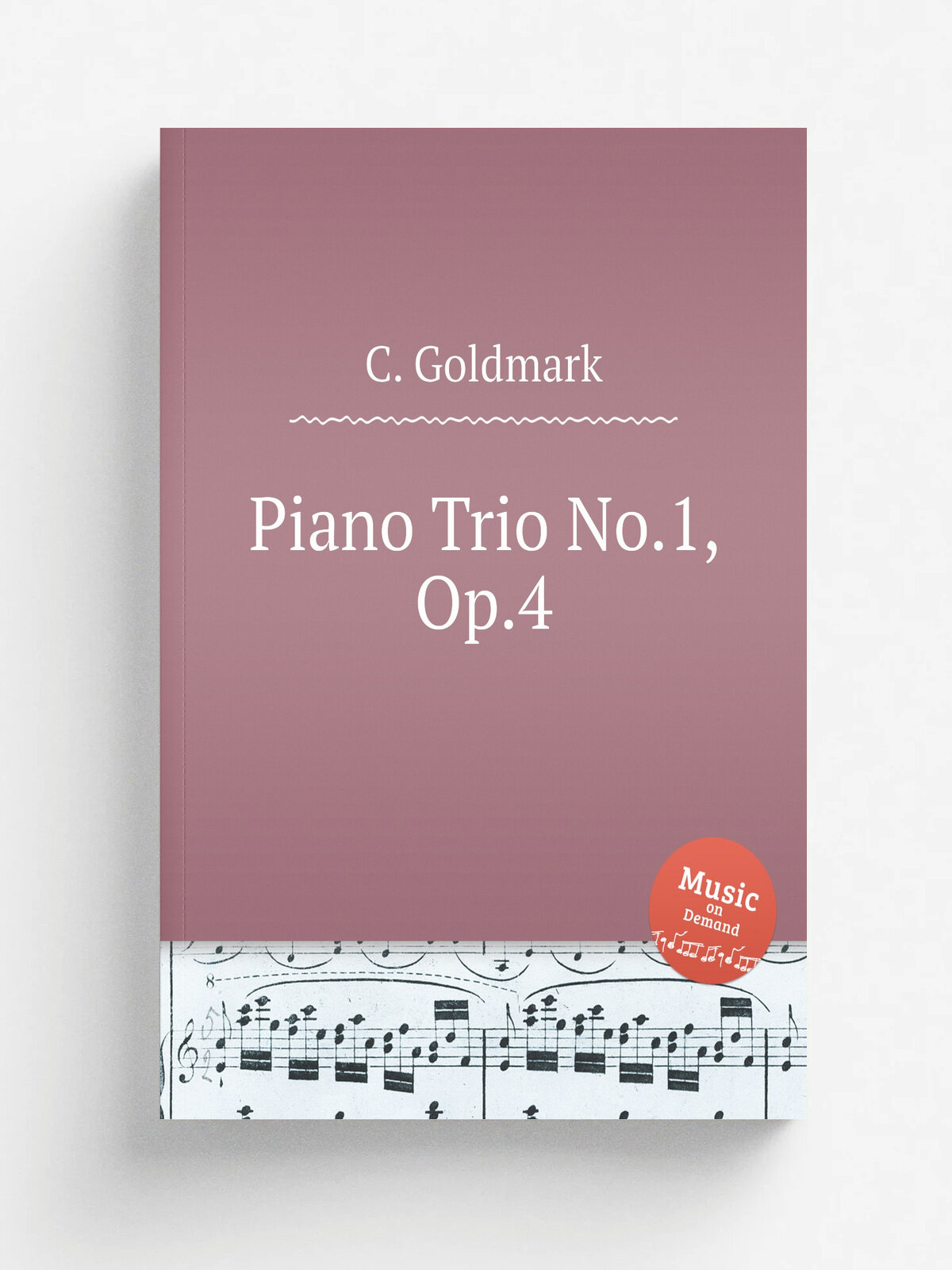 Piano Trio No.1, Op.4 | C. Goldmark | 1858 | Репринт