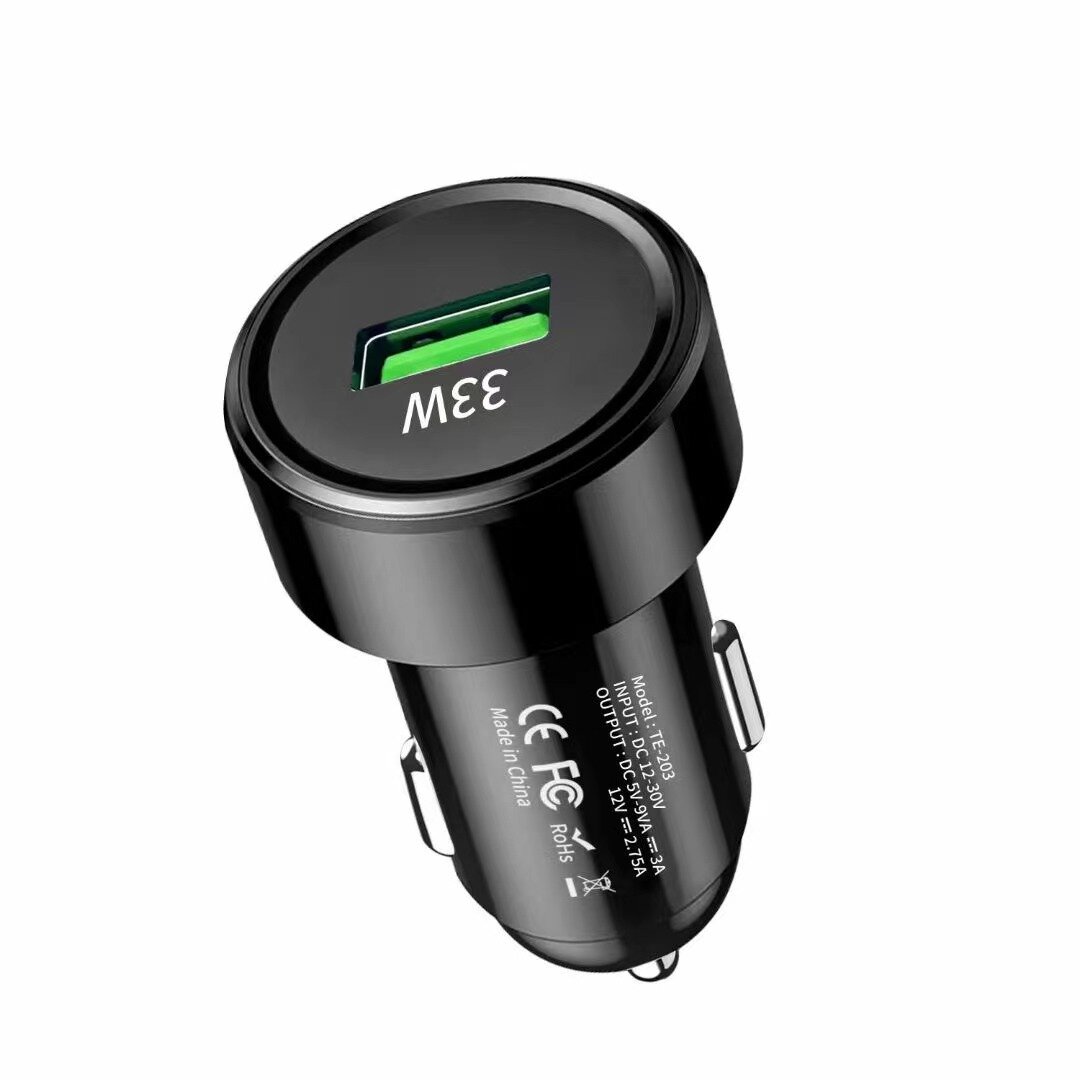 66Вт автомобильный USB зарядное устройство для смартфонов Huawei OPPO, быстрая зарядка совместима с автомобильной