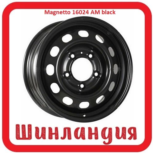 Magnetto 16024 AM black 6.5x16/5x139.7 D98.1 ET40
