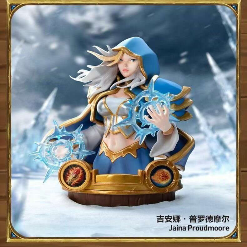 POPMART Джайна Праудмур Домашний очаг Глухая коробка/Hearthstone Jaina Proudmoore Blind box