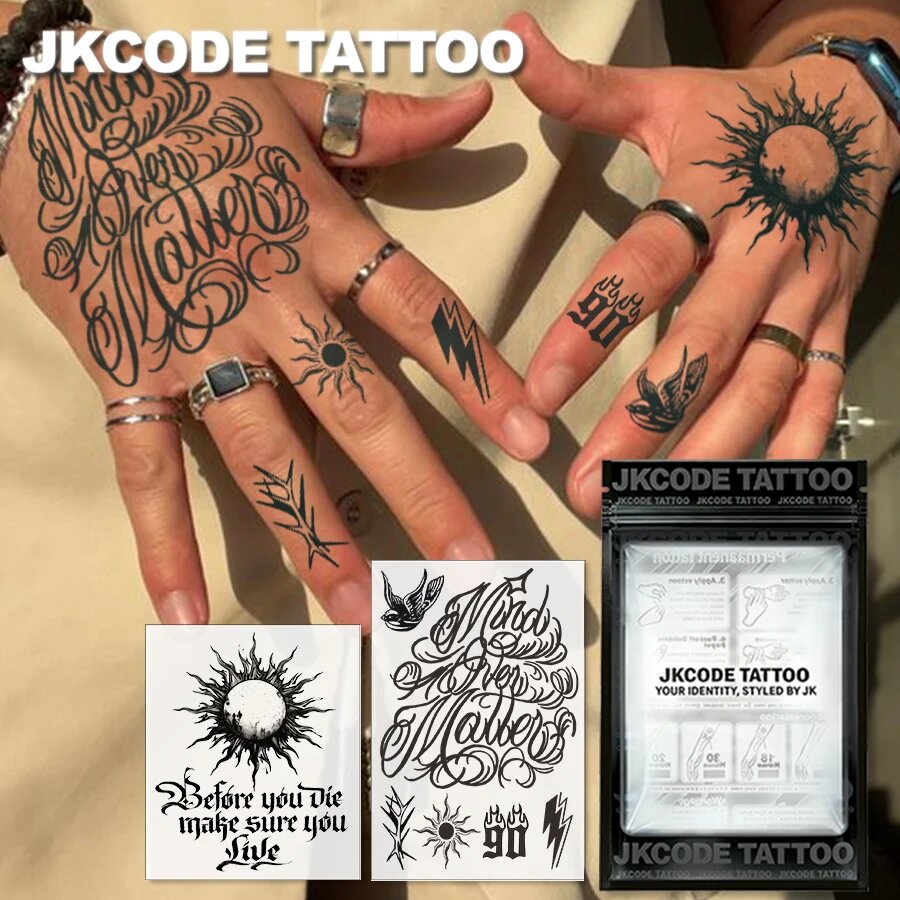 Временные татуировки JKCODE TATTOO "Mind over Matter"
