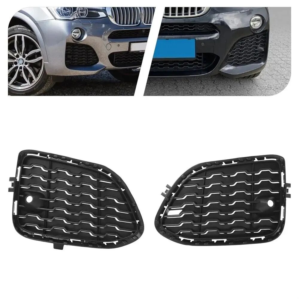 Передняя левая и правая решетка бампера для BMW X3 F25 X4 F26 51118056941 51118056942