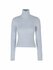 Свитер Dondup Roll-neck fuzzy-knit sweater, размер 40, , Синий принт