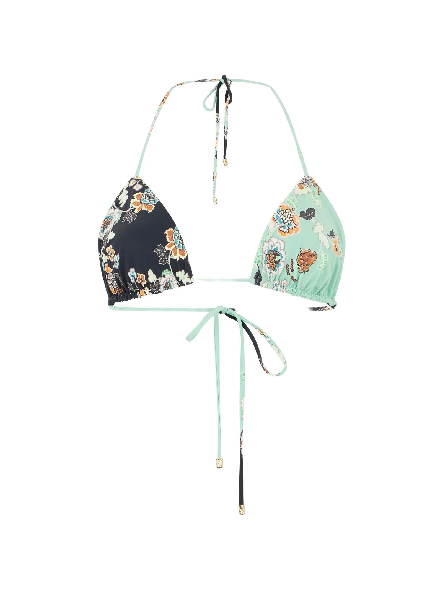 Купальник Floral-print triangle bikini top