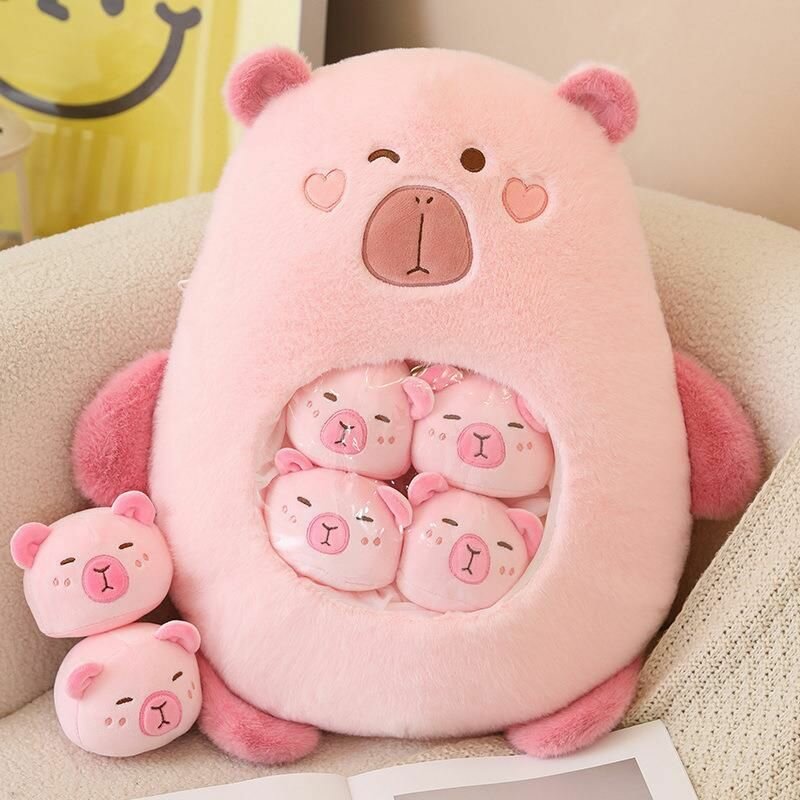 Мягкая игрушка "Pusheen the Cat" (Кот Пушин) с мороженое 15 см