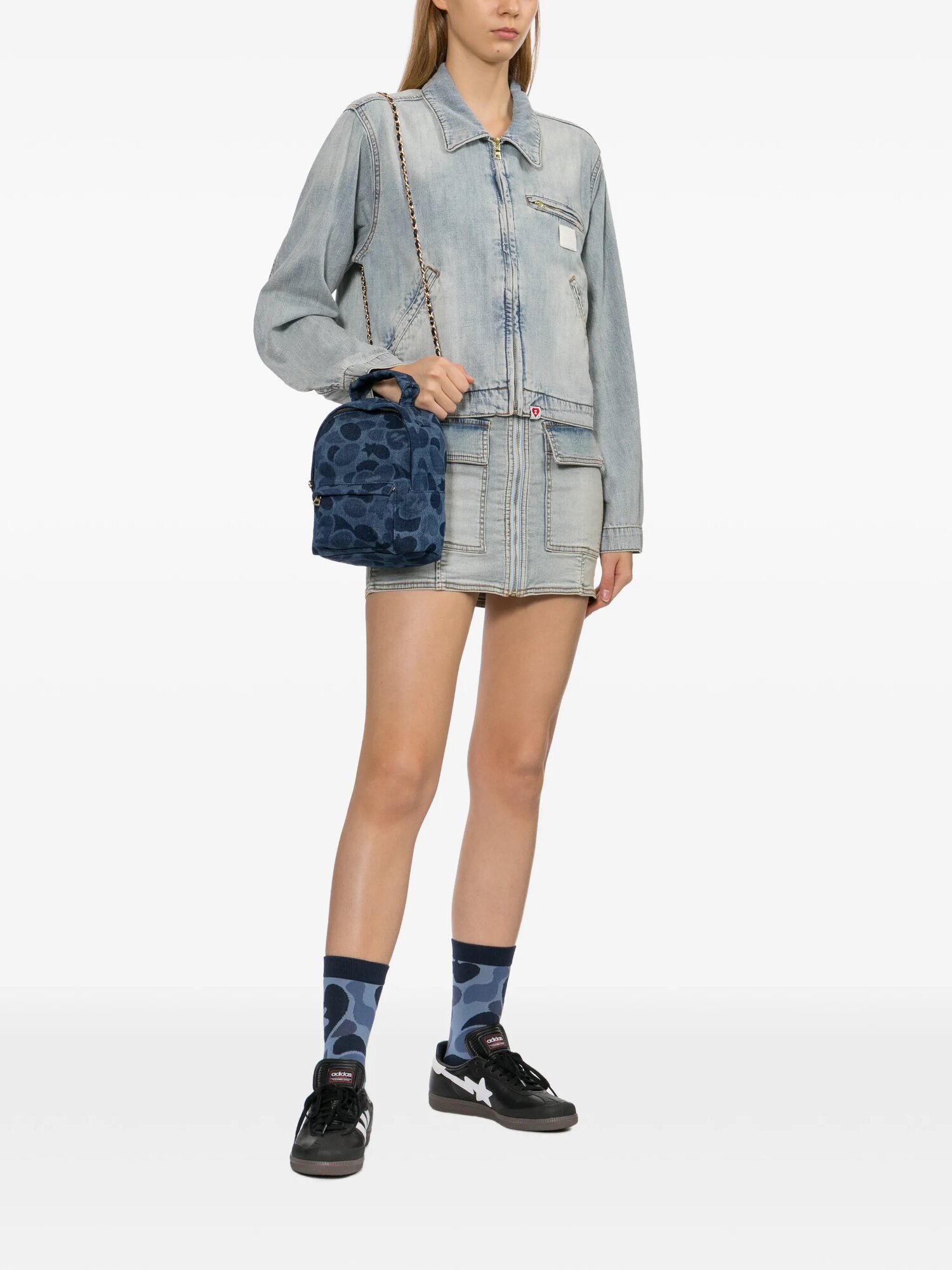 Куртка APEE, размер 42, синий — фото 1