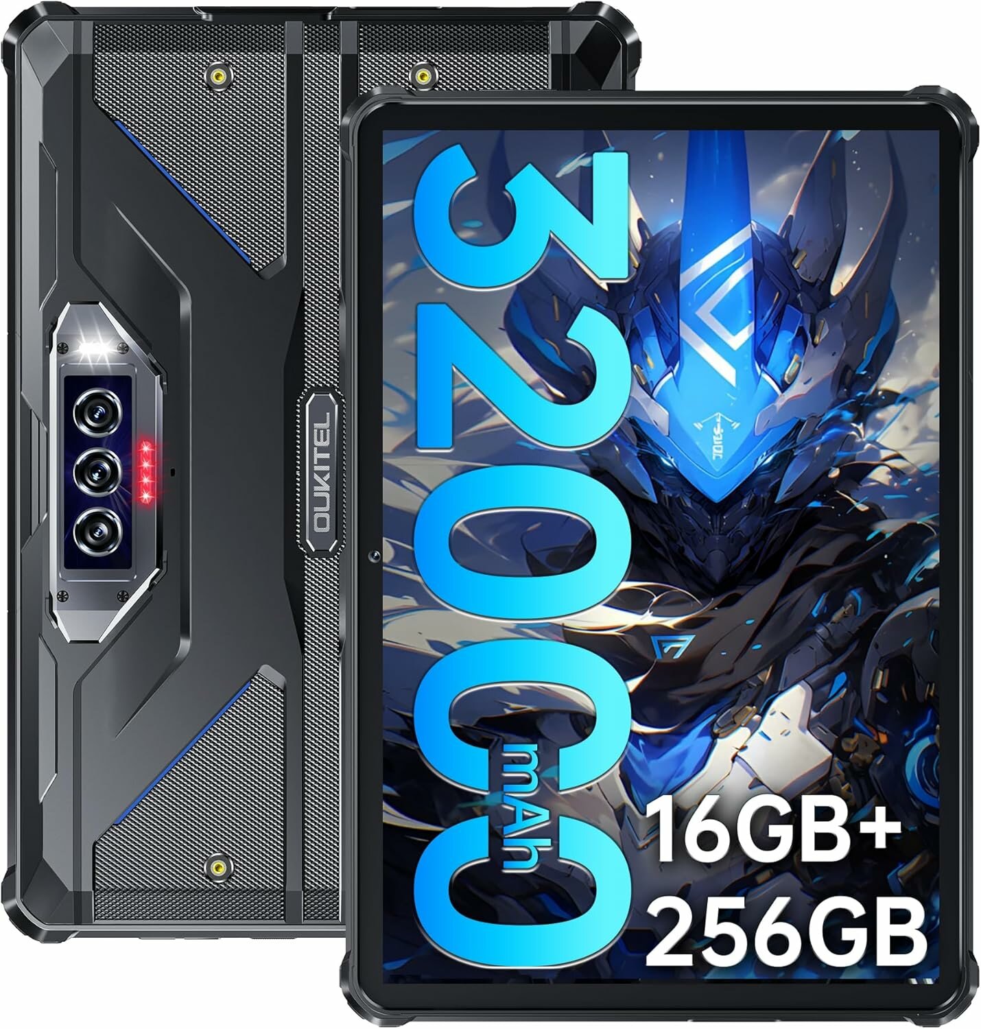 OUKITEL RT7 4G, 32000 мАч, 10,1 дюйма, Android 13, 16 (8+8) ГБ 256 ГБ
