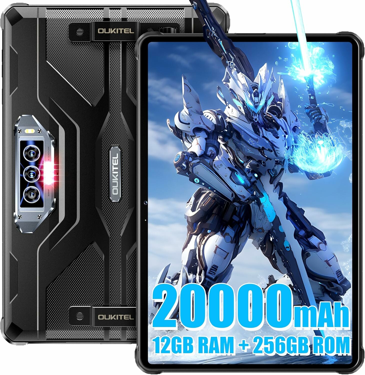 OUKITEL RT8 Android 14,11" дюймов, 20000 мАч, 12(6+6) ГБ, 256 ГБ