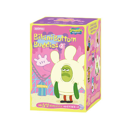 POP MART - Коллекция Spongebob Bikini Bottom Buddies Whimsical Plush Doll Series 2, Подарки, украшения комнат, 1 шт