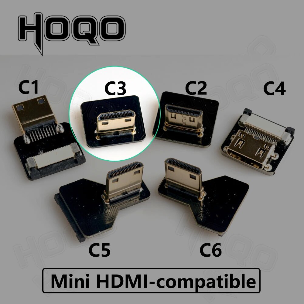 HOQO HDMI-совместимый гибкий плоский кабель для Orange Pi connector C3