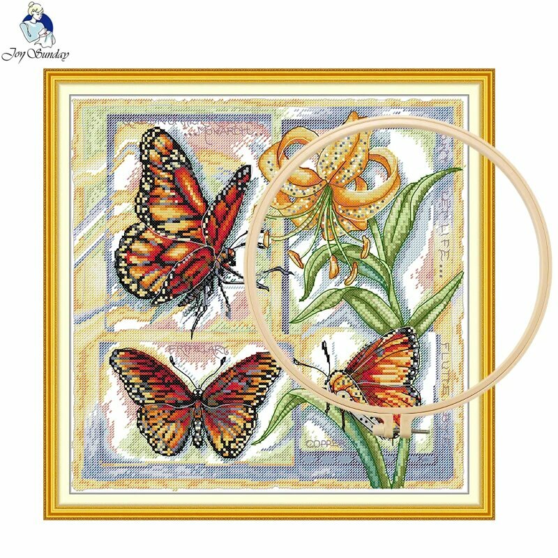 Набор для вышивки крестом Joy Sunday "Натюрморт" 16CT Printed Cloth
