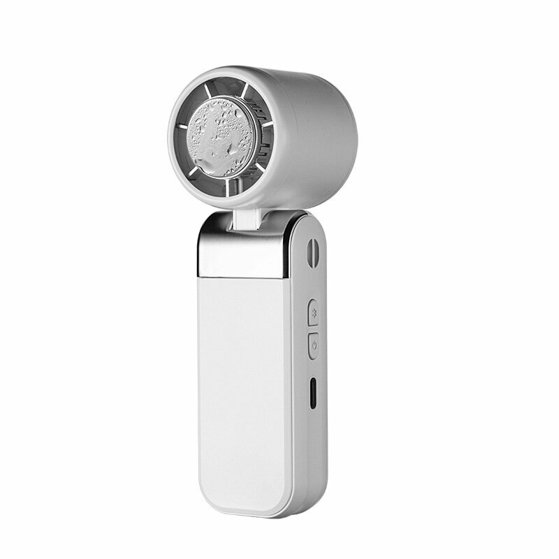Портативный маленький вентилятор CYKE mini high-speed ice fan охлаждающий складной подвесной шейный перезаряжаемый детский вентилятор BSMI
