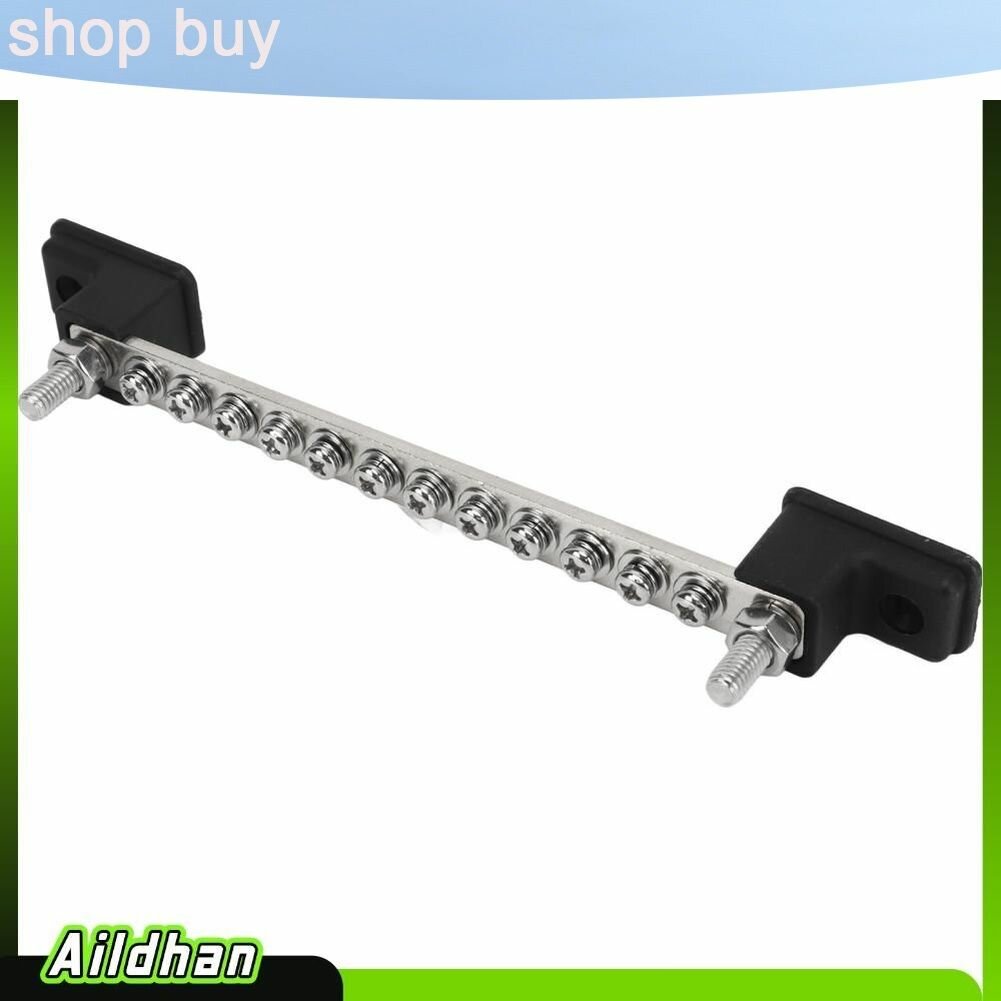 Блок распределения питания 12 терминалов, огнеупорный, для автомобилей, яхт, грузовиков
