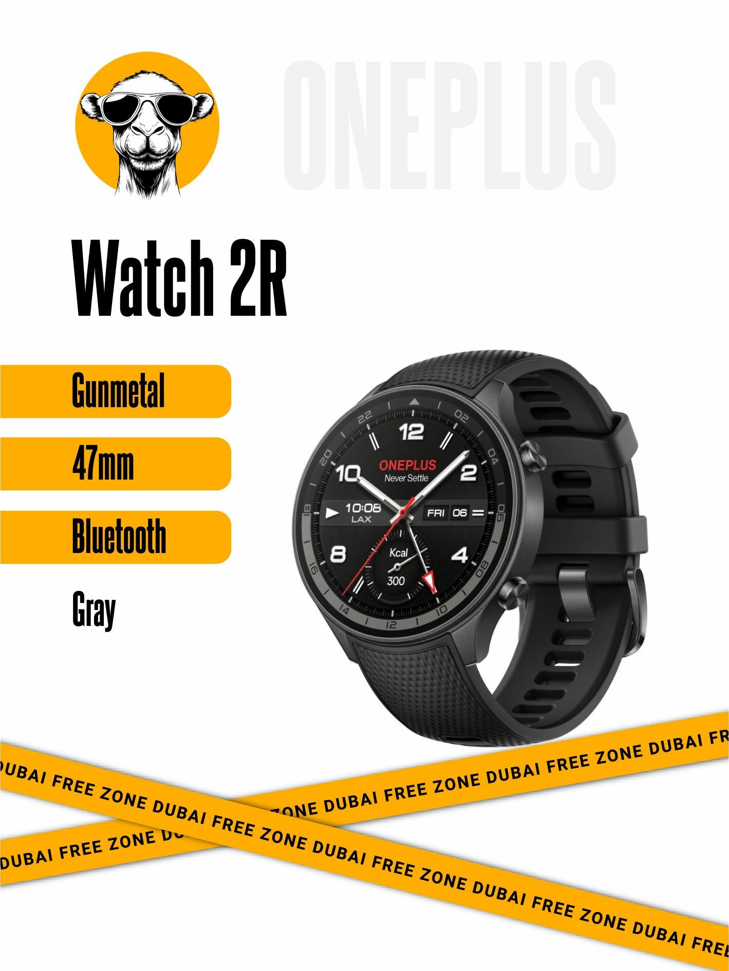 Смарт-часы OnePlus Watch 2R Gunmetal Gray