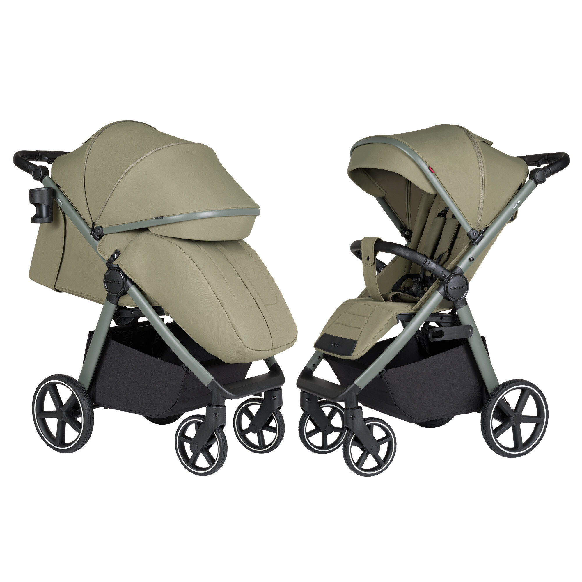 Коляска прогулочная Carrello Bravo SL DELUXE CRL-5520 Mosaic Green 2026