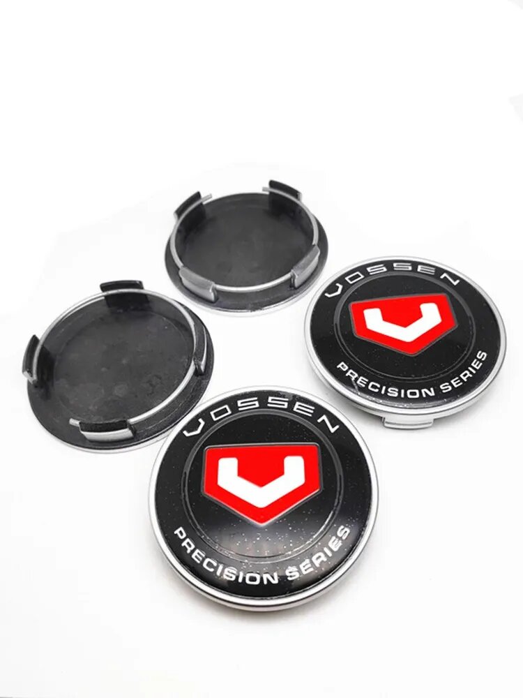 Колпачки на литые диски 65/60/15 мм - 4 шт / Vossen OZ России Заглушки ступицы черный