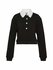 Толстовка N° 21 Lace-collar button-up sweatshirt, размер 40