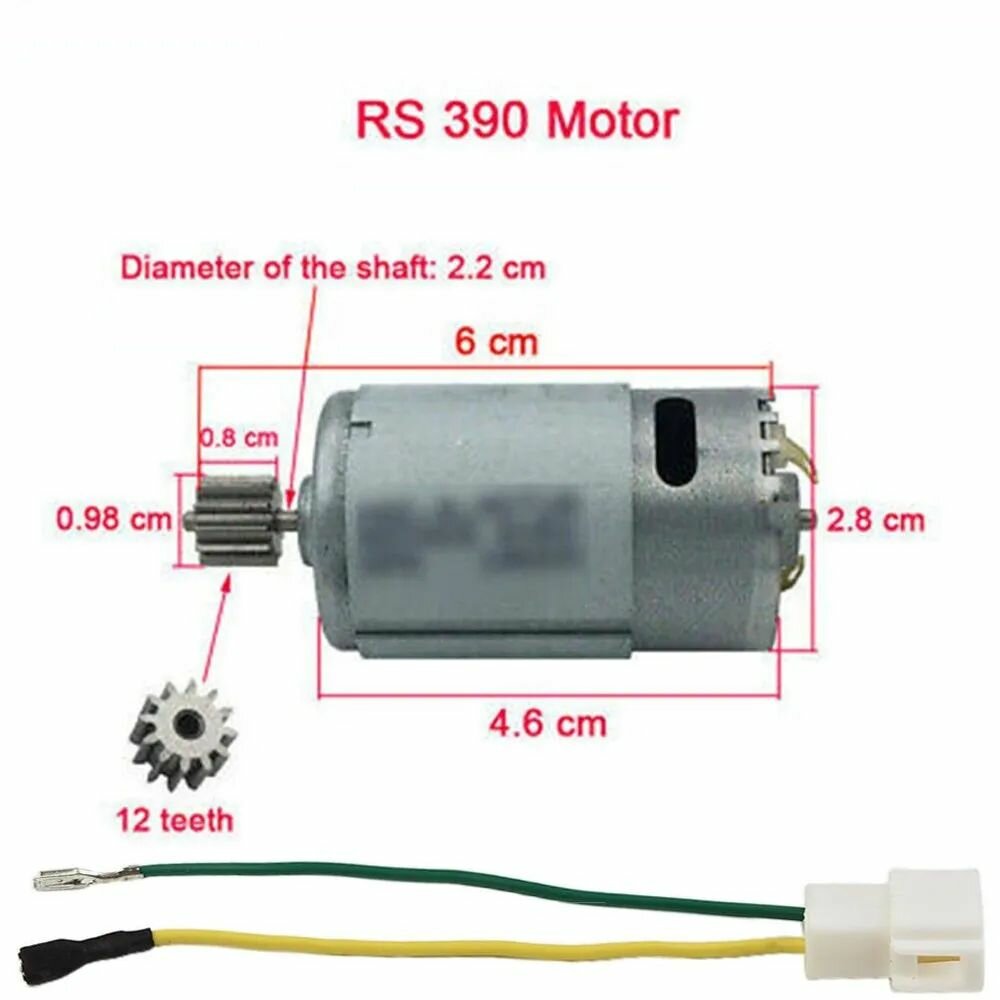 Двигатели для Детского Электромобиля 550 RS390 RS380 12V 6V 550 RS390 RS380 12V 6V