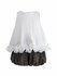Топ Sweet Cactus Ruffle-trim puff skirt set, размер 6 лет, бежевый/белый