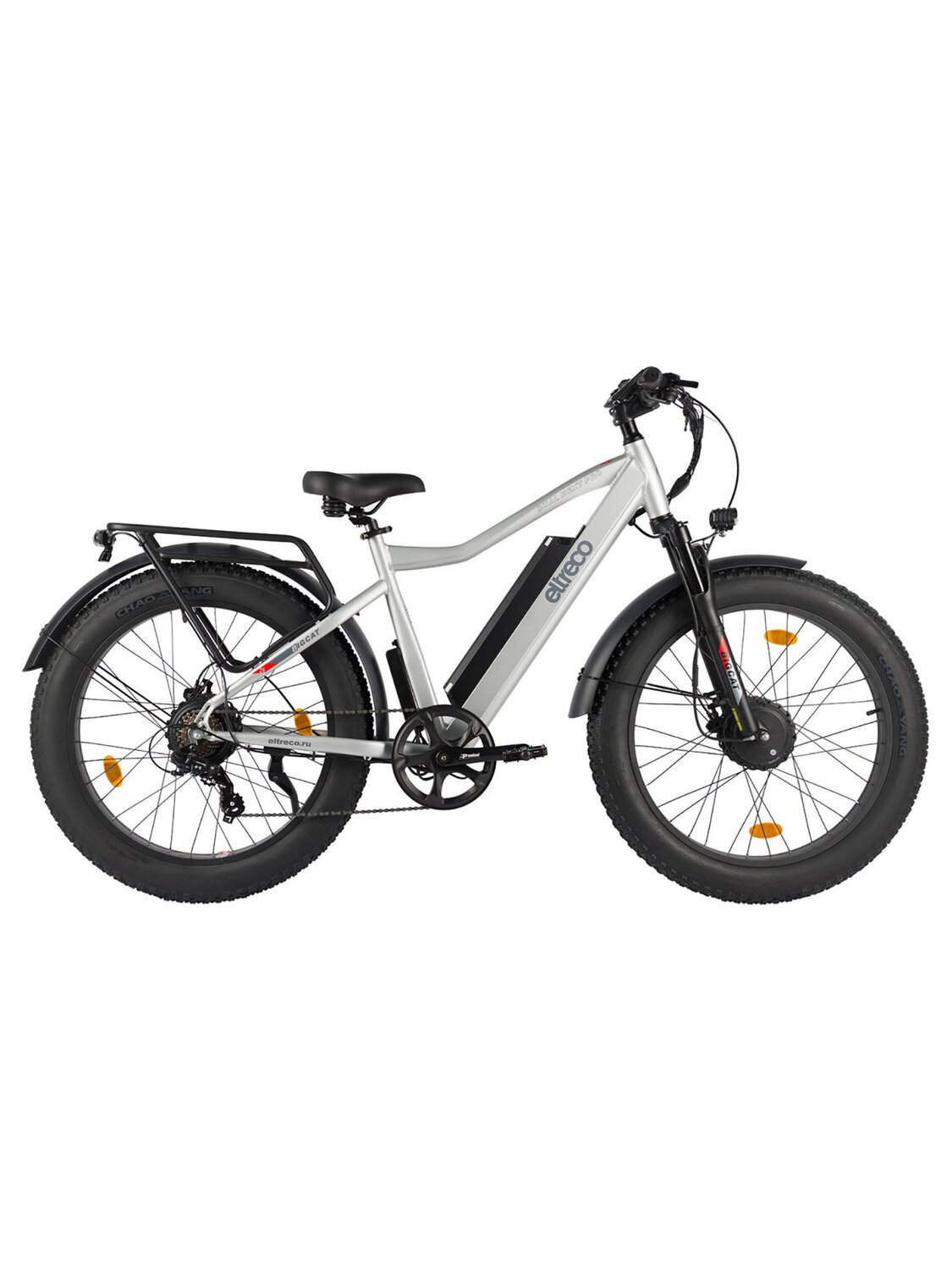 Электровелосипед Eltreco BigCat Dual Next Серый, для мужчин ,500W х 2