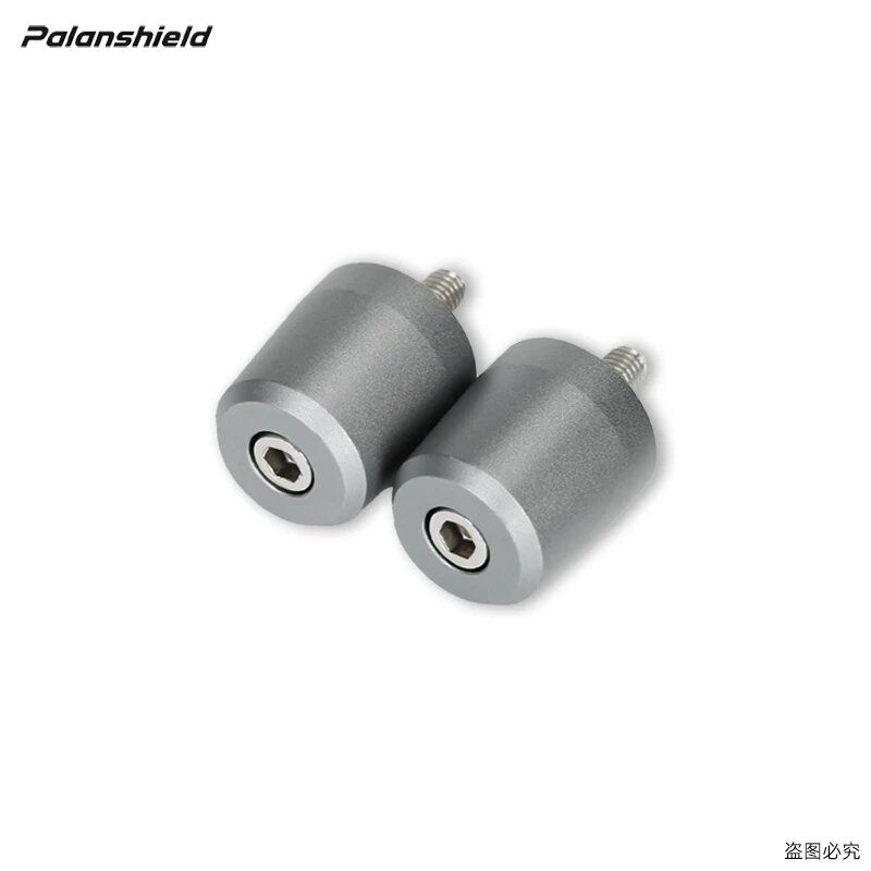 Заглушки для руля мотоцикла 6 мм для Honda, Yamaha, Suzuki, DUCATI, KAWASAKI, Aprilia Серый, Gray-M6