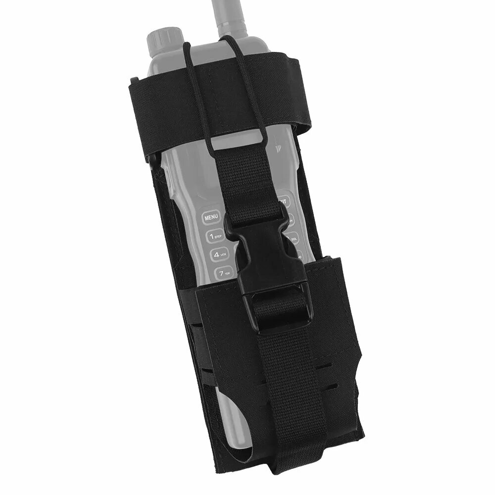 Подсумок для рации черный Molle BP-95 BLK