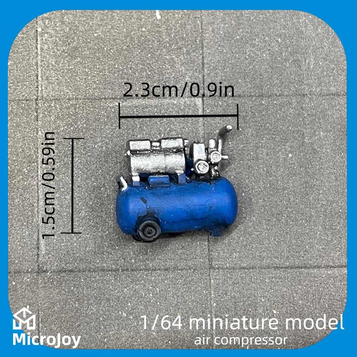 Миниатюрная модель автомастерской MicroJoy 1:64 Blue