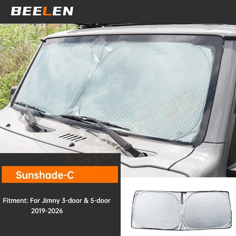 Солнцезащитный козырек на лобовое стекло автомобиля для Suzuki Jimny JB64 Sierra JB74W Sunshade C