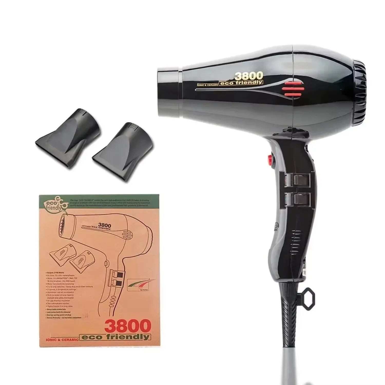 Фен Parlux 3800, 2100 Вт