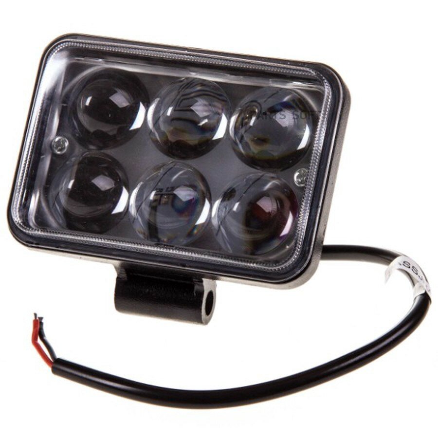 Фара противотуманная OFF ROAD "SKYWAY" (прямоугольная, 12V/24V, 18W, 6 диодов, рассеиваемый свет) (1 шт.) SKYWAY S07201034 | цена за 1 шт