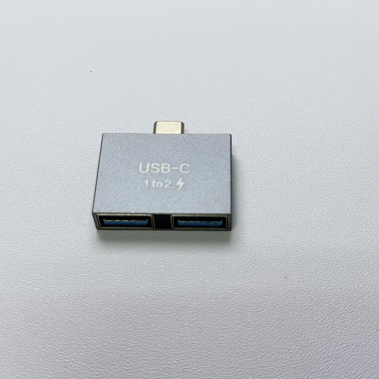 Переходник-разветвитель Type-C мужской на два USB женских, 10 Гбит/с, алюминиевый сплав, для Macbook