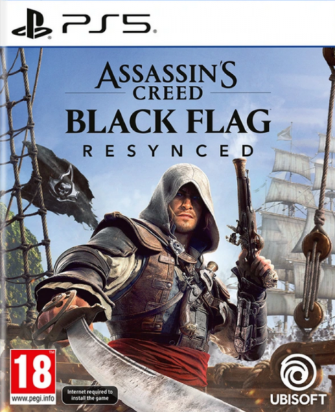 Видеоигра Sony Assassins Creed Flag Resynced Для PS5 Black, оригинал