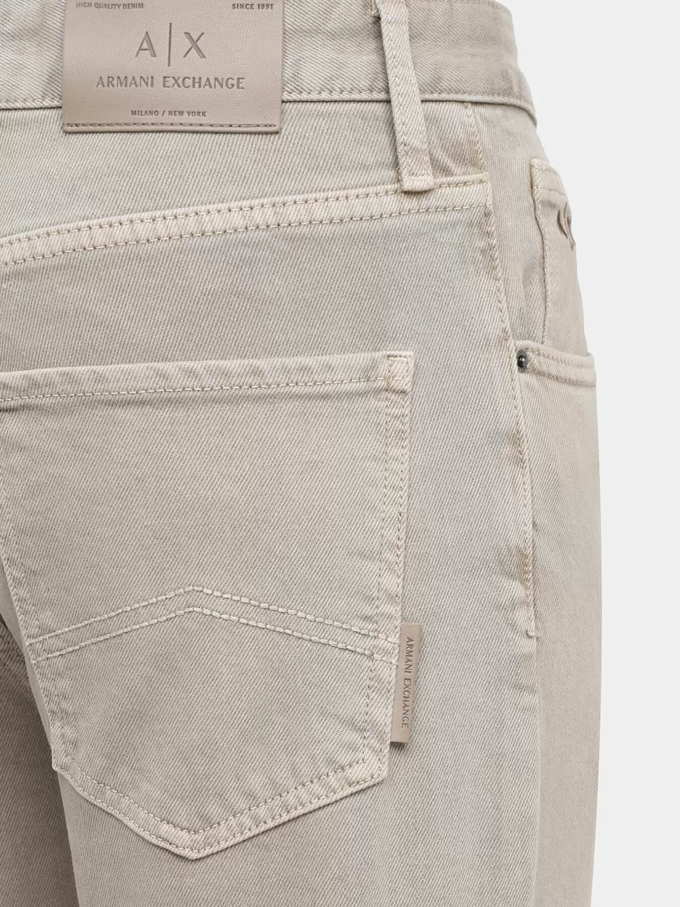 Джинсы зауженные Armani Exchange, размер 31, бежевый — фото 1