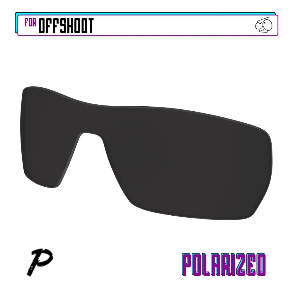 EZReplace Поляризованные линзы для Oakley Offshoot Black P, Черный