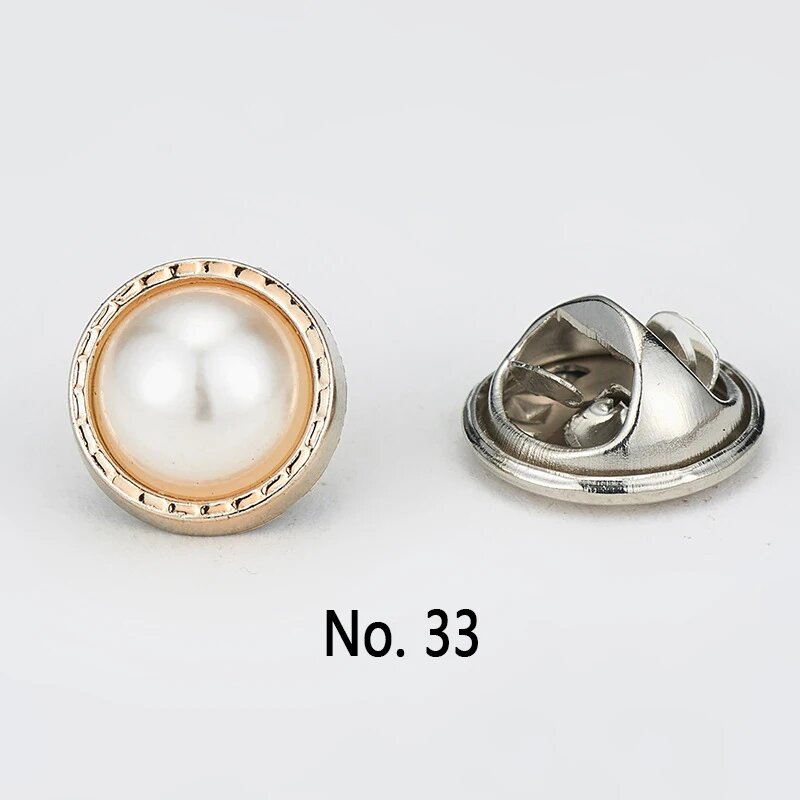 Брошь с жемчугом No. 33, pearl 33N