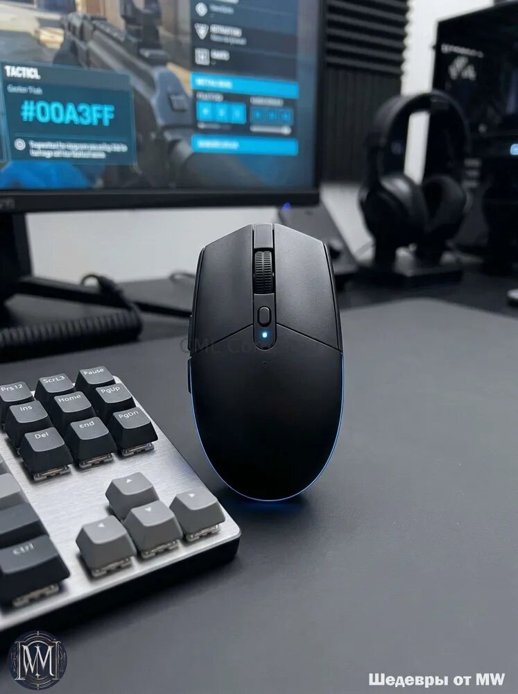 Игровая мышь беспроводная G305/G304 Lightspeed, черный