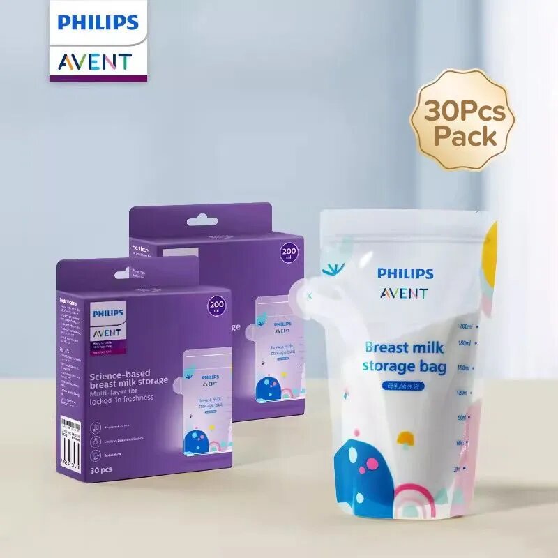 Пакеты для грудного молока Philips Avent BBL61263IS/93, пакет для детского питания, 30шт, 200 мл