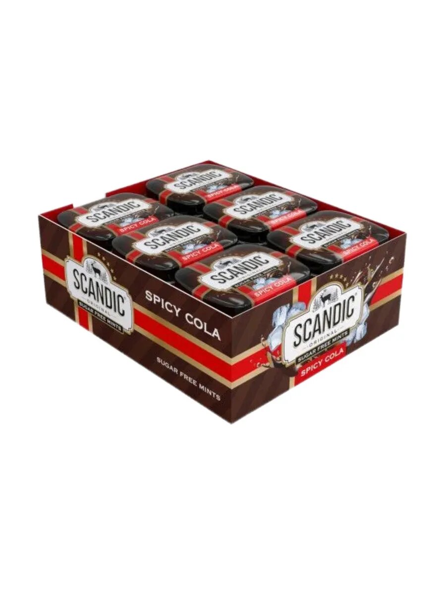 SCANDIC Набор конфет, со вкусом колы, 14 г, 18 шт