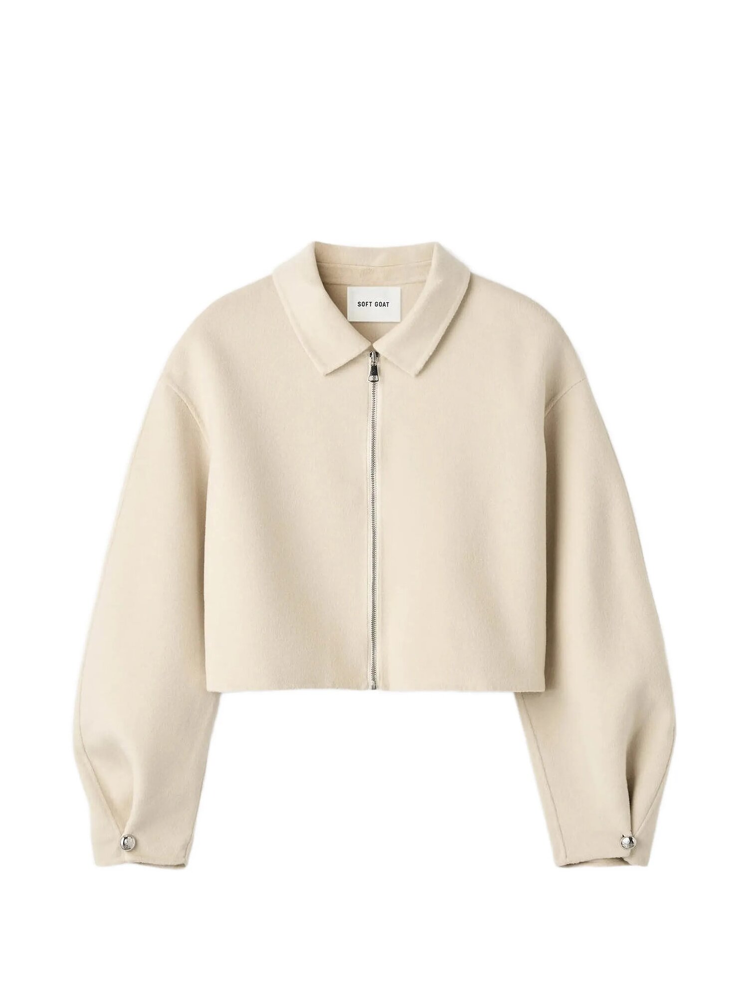 Куртка Soft Goat Zip-up cropped jacket