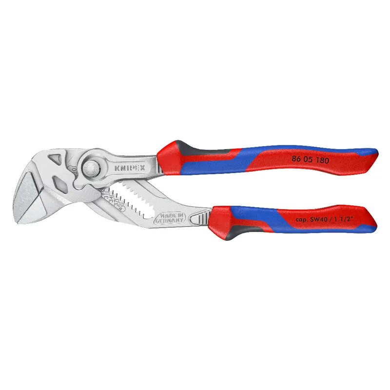 Плоскогубцы и гаечный ключ KNIPEX 86 05 180 8605180