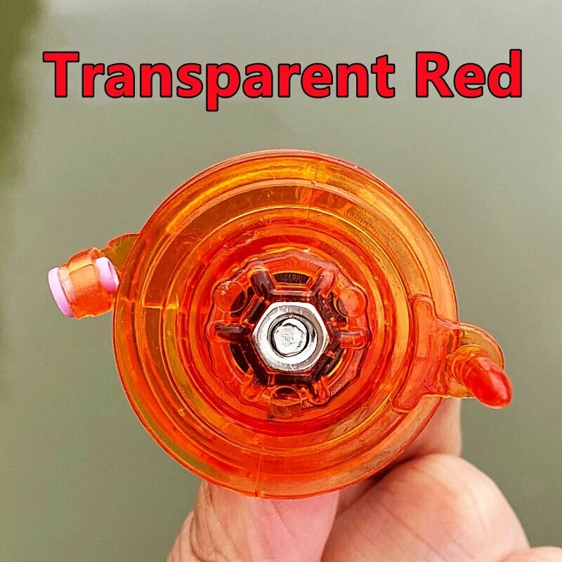 Мини-катушка для рыбалки из пластика Transparent Red