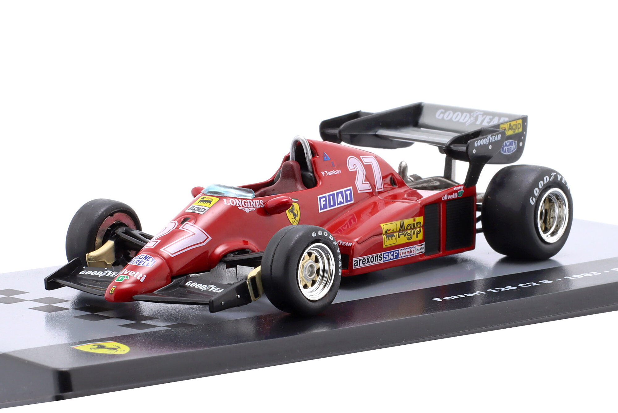 Модель коллекционная ALTAYA Ferrari 126C2B #27 formula 1 1983 patrick tambay / феррари 126C2B ФОРМУЛА-1 патрик тамбай